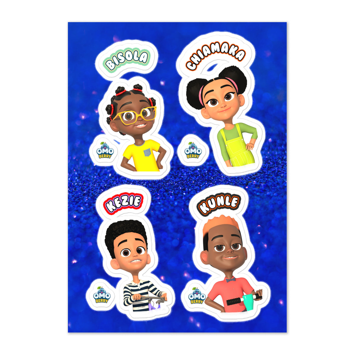 OmoBerry Characters Sticker Sheet – Omoberry